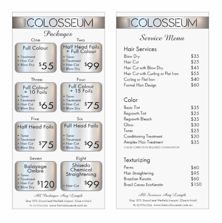 Hairdresser Liverpool - Hair Colosseum - Ground Floor near Coles